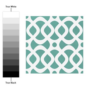 Green Sea Tile Stickers, Geometric Tile Decal, Mosaic Wall Decor, Vinyl ...