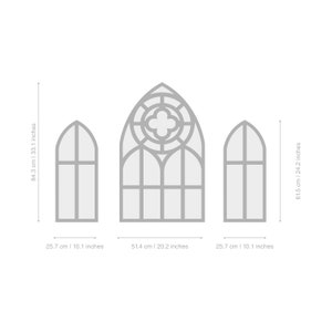 Gothic Medieval Mirrors Arches, Cathedral Style Arch, Gotic Room Wall ...