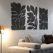 3D Organic Leaves, 3D Wall Panels Decor, Wall Hanging, Modern Wall Art ...