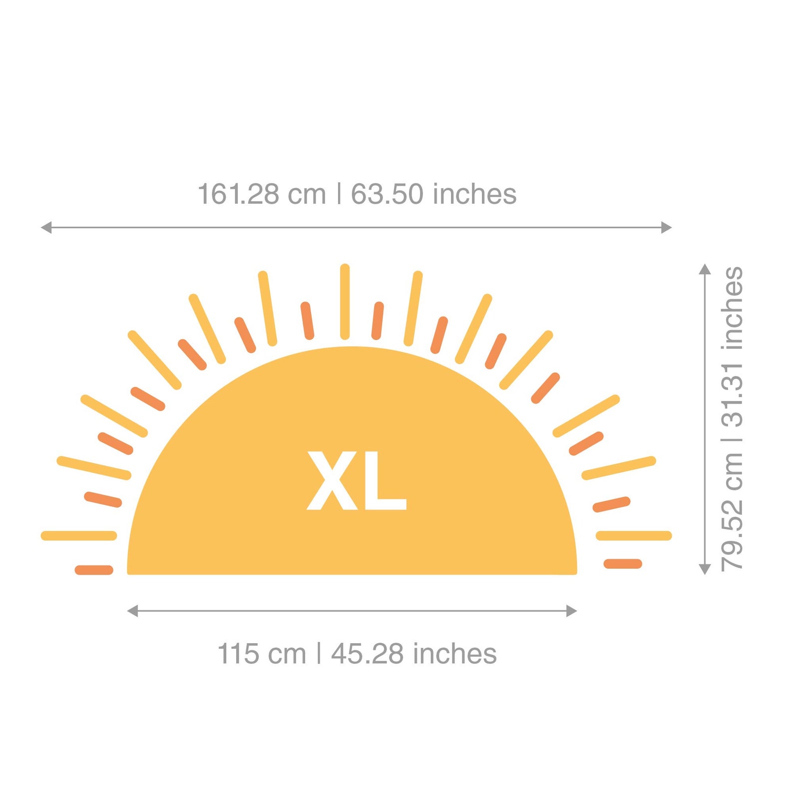 Half Sun Wall Decal Vinyl Sunset Decals Boho Sun Nursery - Etsy