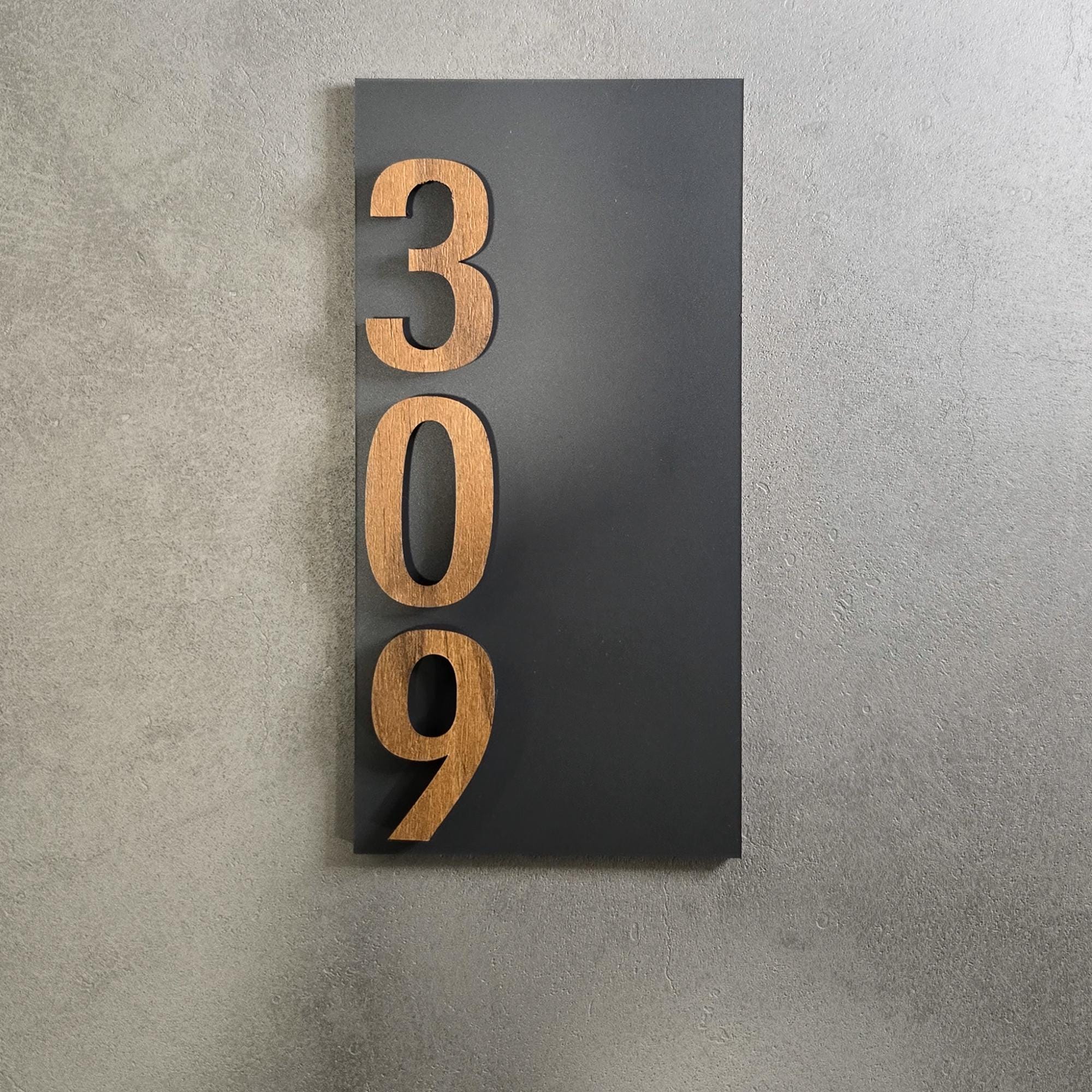 Unit Door Numbers, Interior Modern Number Plaque, Room Number Sign ...
