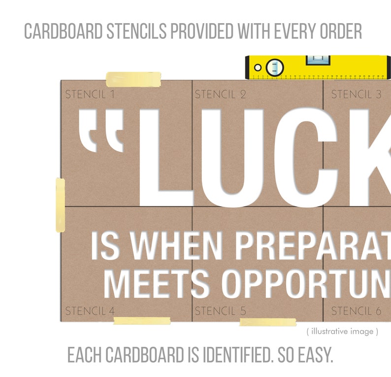 Luck Office Wall Art Office Design 3D Office Decor Home - Etsy