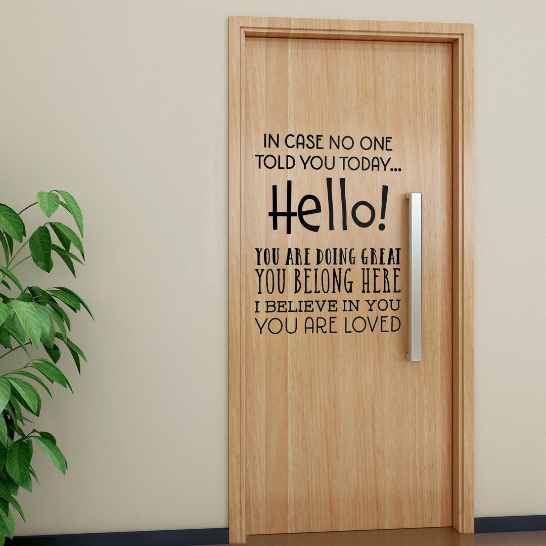 In Case No One Told You Today... Hello!, Fun Wall Decor for Classroom ...
