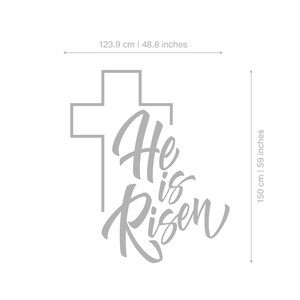 He is Risen Art, Matthew 28 6, Religious Jesus Wall Decor, Faith Christian Home Decor, Easter ...