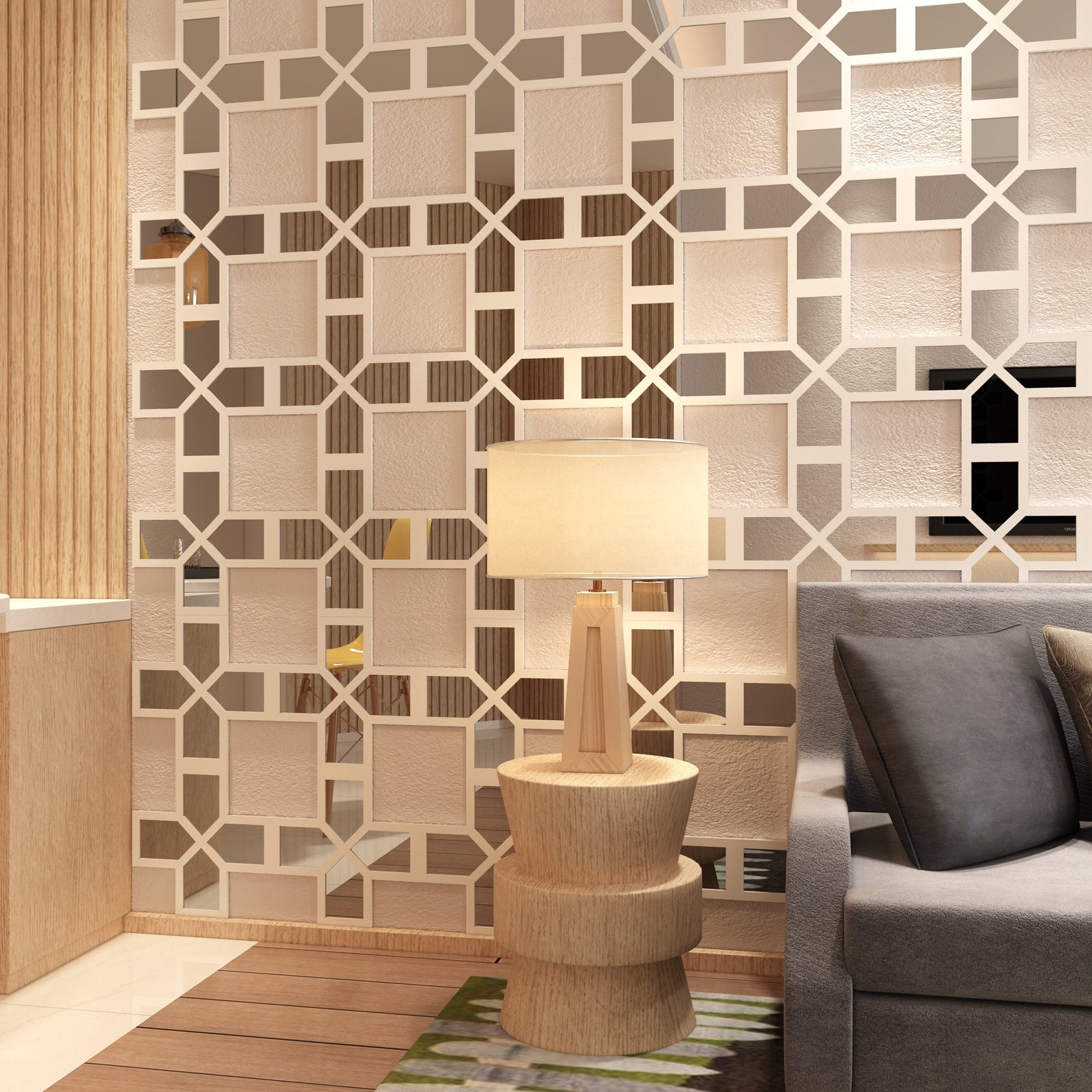 Crosses PVC and Mirror Wall Panels 3D Wall Decor Decorative - Etsy