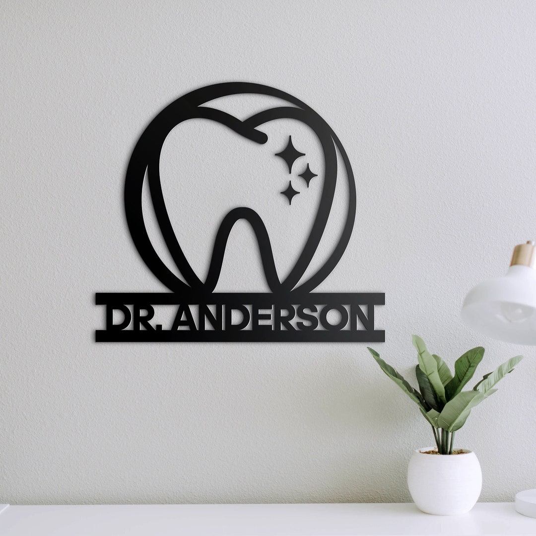 Custom Dentist Office Wall Decor, Dental Hygienist Gift Idea, 3D ...