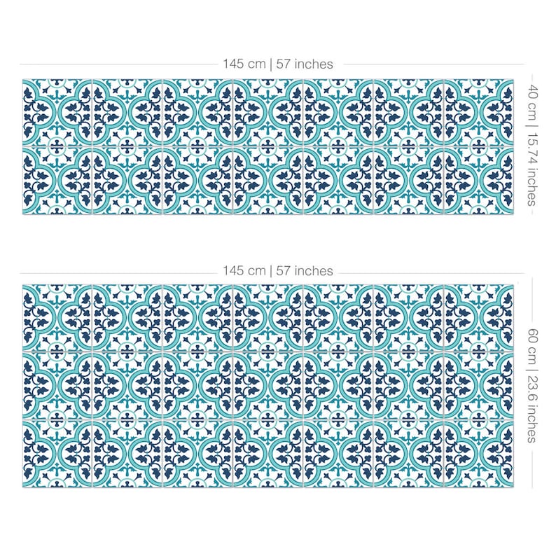 Kitchen Backsplash Wallpaper - Lagos Pattern - SKU:RT02 - Etsy