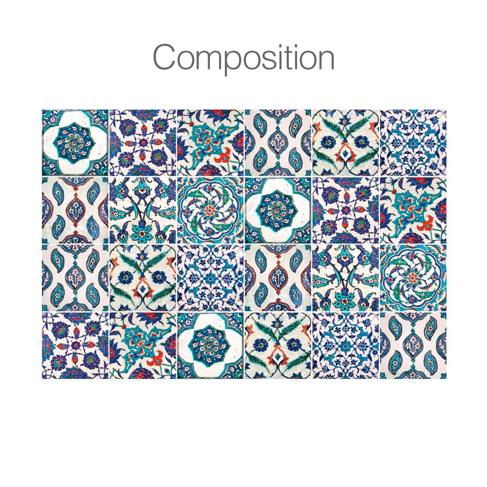 Kitchen Wall Decor Vinyl Floor Tiles Tile Decal Tile - Etsy UK