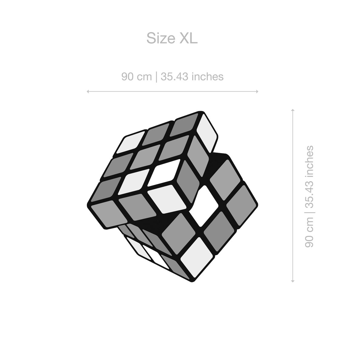 Rubiks Cube Decal, Rubiks Cube Decor, Rubiks Cube Art, Playroom Decor ...