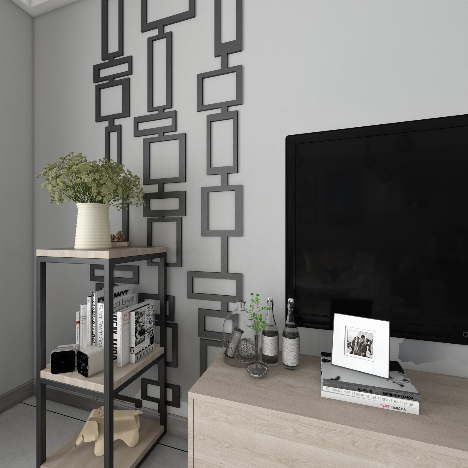 Mid-century Modern Wall Panels 3D 70s Vintage Look Wall - Etsy