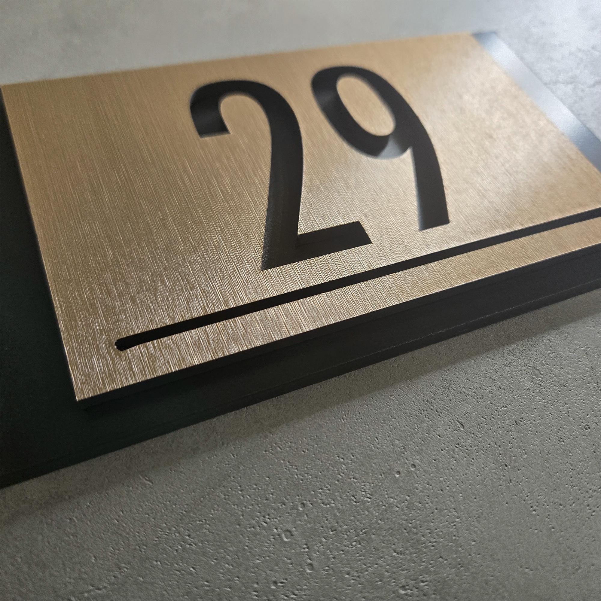 Custom Number Door Plaque, Office Door Number Plate, Condo Room Numbers ...