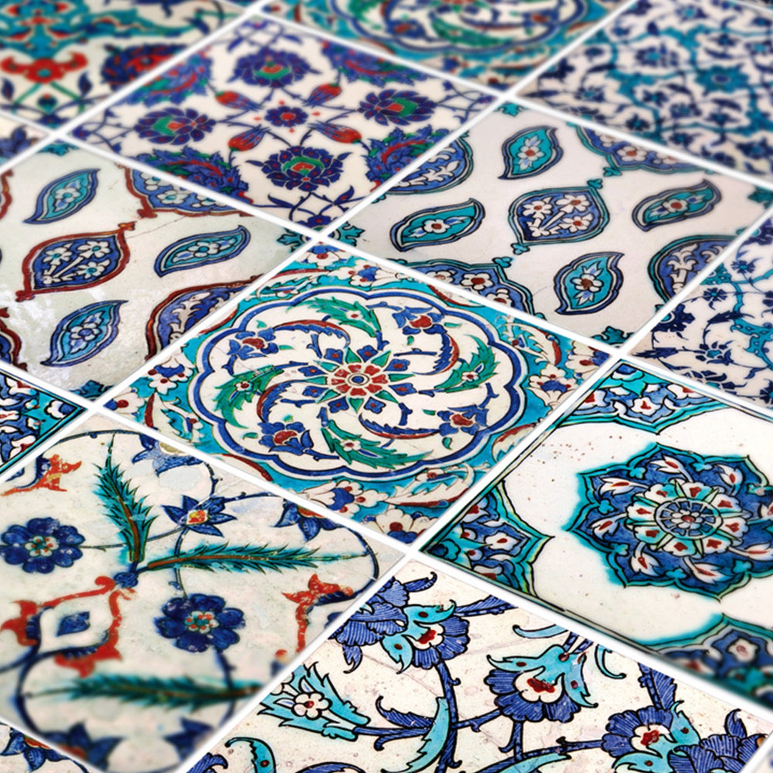 Kitchen Wall Decor Vinyl Floor Tiles Tile Decal Tile | Etsy