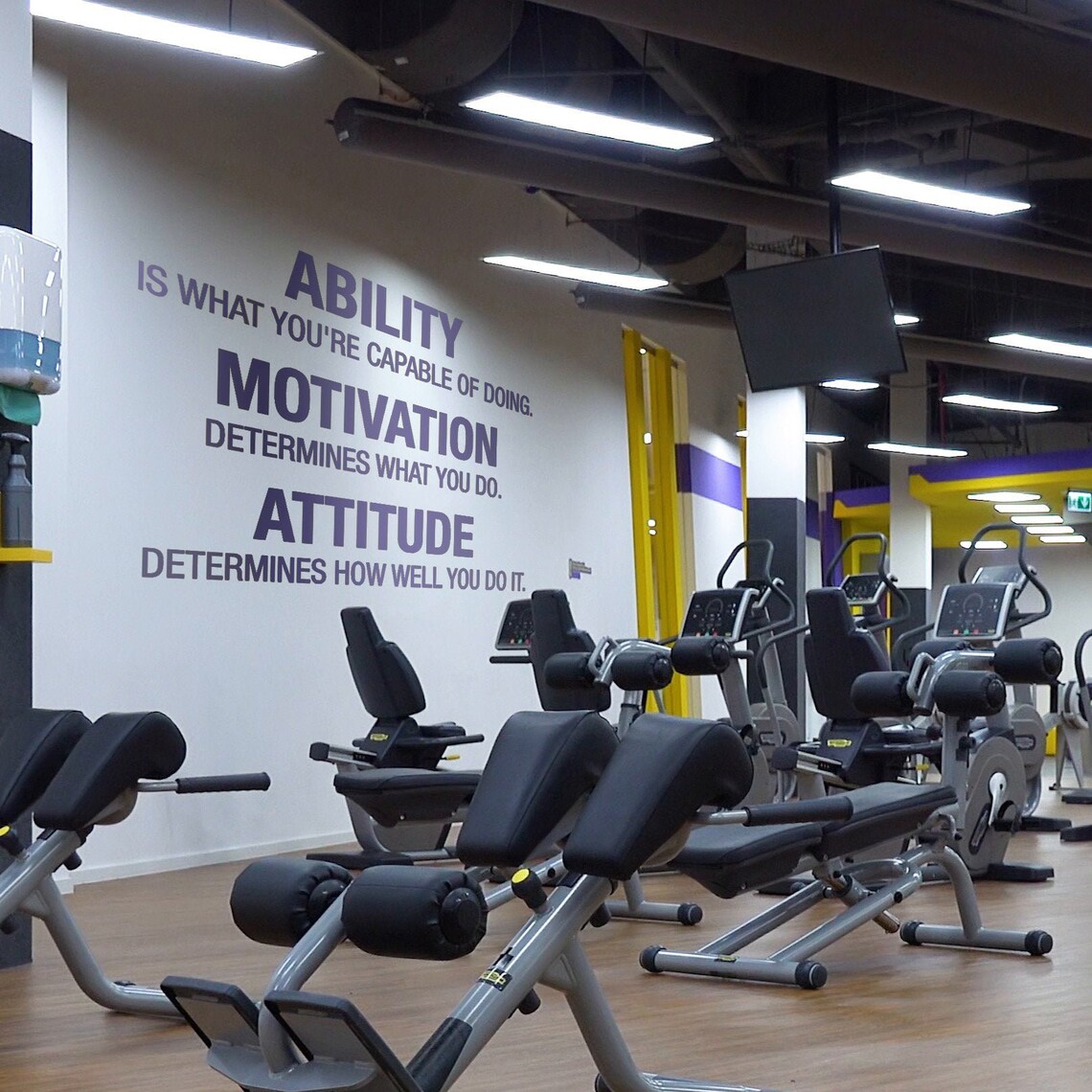 Gym Wall Decal - Sports Decals - Exercise Stickers - Workout Stickers ...