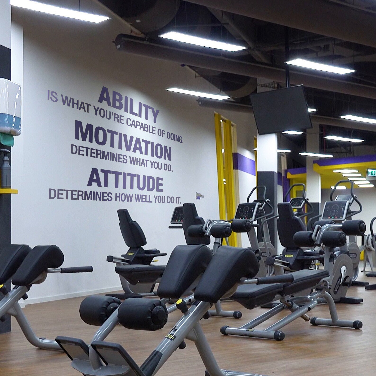 Gym Wall Decal Sports Decals Exercise Stickers Workout - Etsy