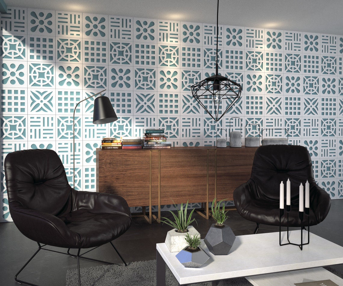 Mid Century 3D Wall Panels Wall Panels Wall Paneling - Etsy