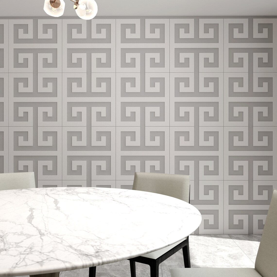 Greek Key - Decorative Wall Panels - Mid Century Modern - Wall Paneling ...