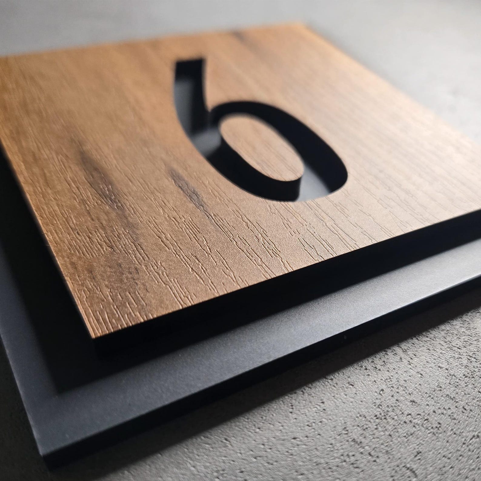 Square Number Door Sign, Office Door Number Plate, Square Sign for ...