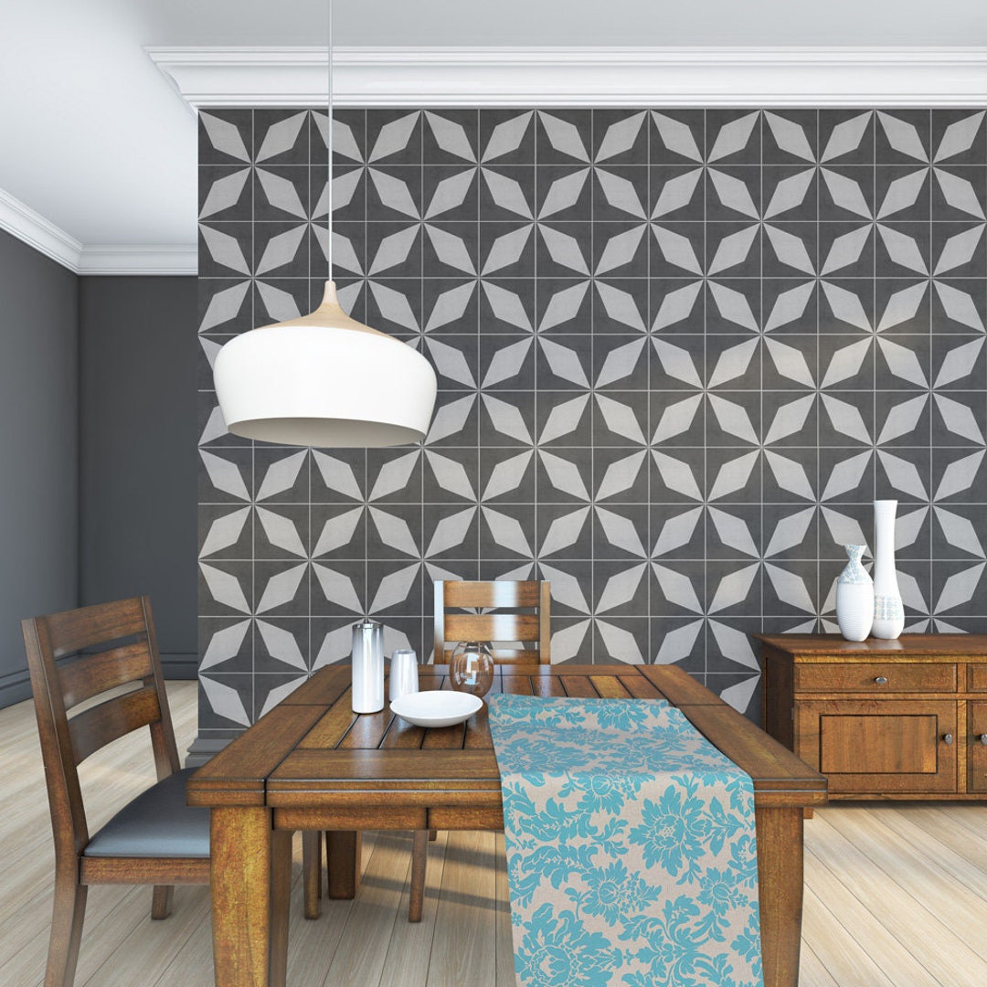 Newcastle Tile Stickers, Suitable for Wall and Floor, Waterproof, Tile ...