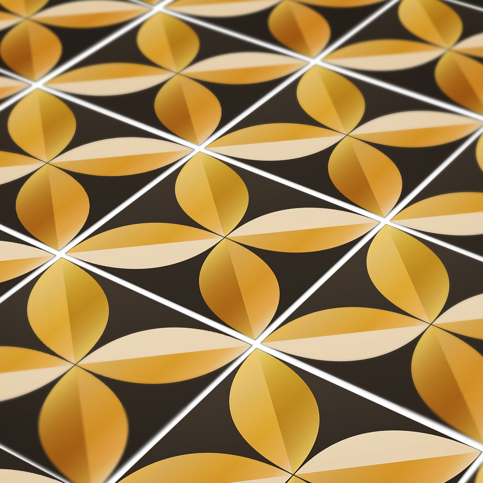 70s Pattern Tile Stickers Retro Pattern Geometric Suitable - Etsy UK