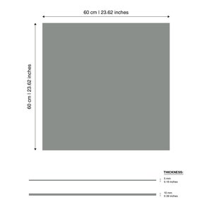 Middle Grey Modular Squares, 3D Decorative Wall Panels, Easy ...