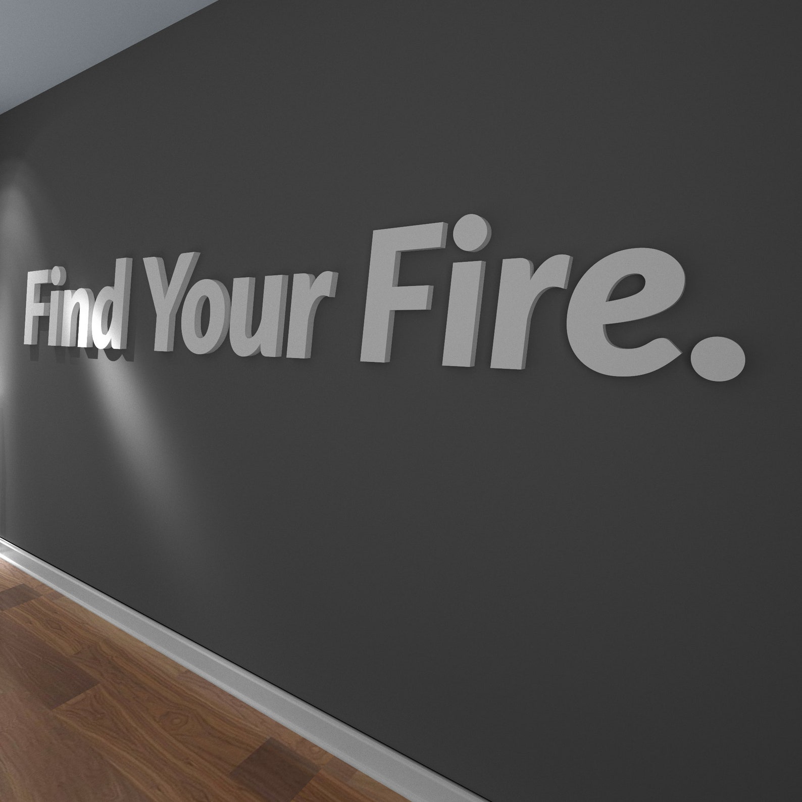 Find Your Fire - Motivation Text Quote - SKU:FIRE - Etsy