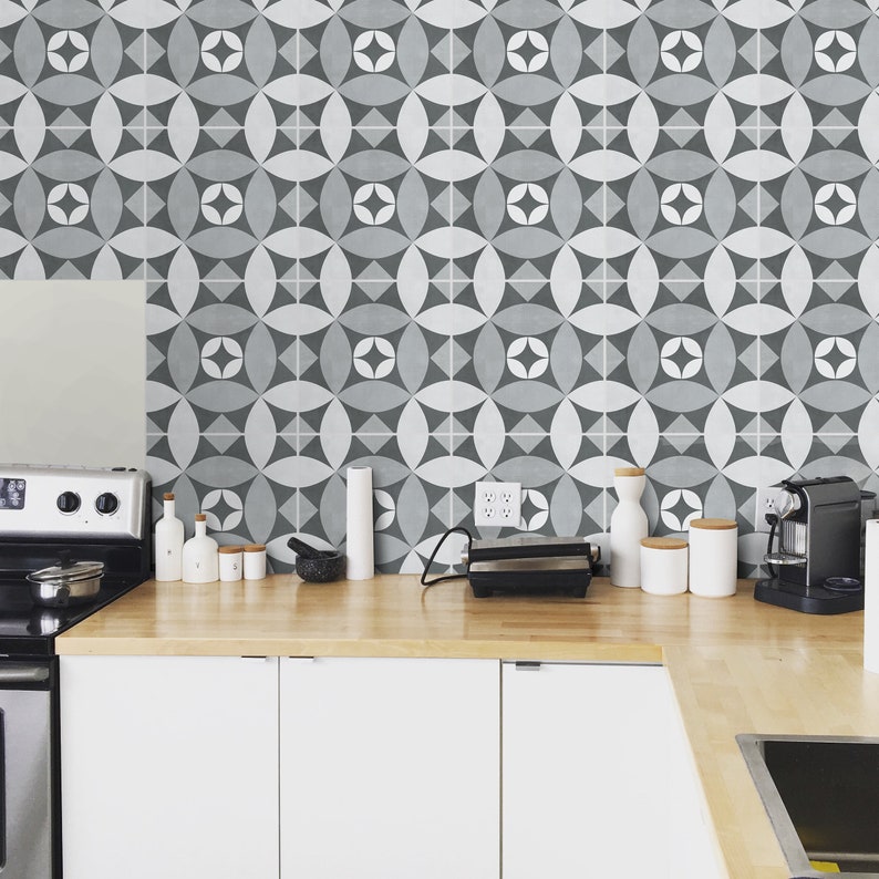 Berlin Tile Stickers, Suitable for Wall and Floor, Waterproof, Tile ...