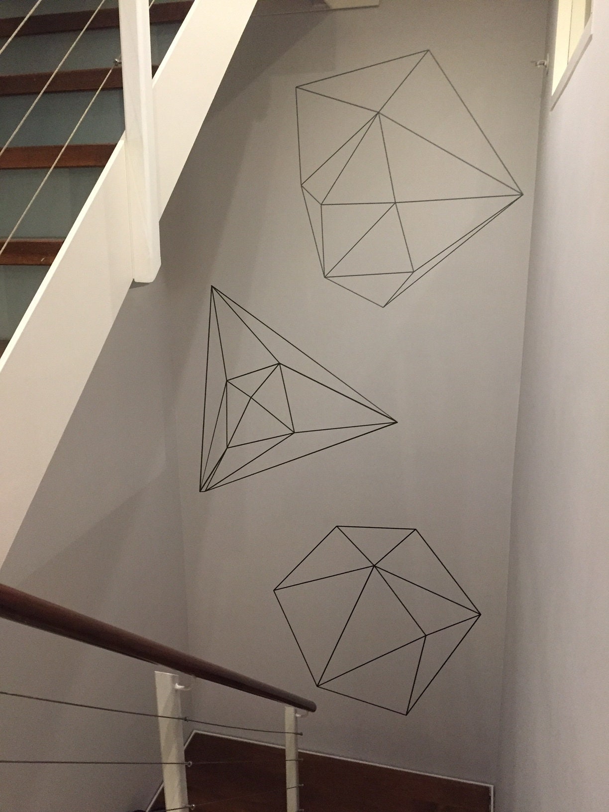 Geometric - Outlines - Mid Century - Modern - Wall Decals - Wall ...