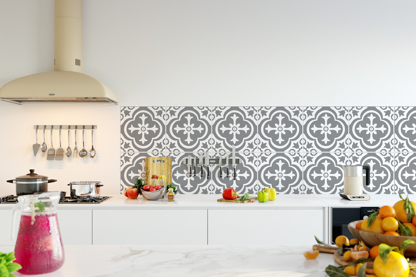 Autocollant En Vinyle Adhésif Carrelage Murale Stickers | Etsy