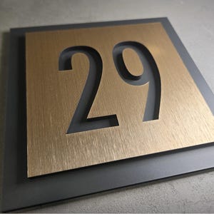 Custom Number Door Sign, Office Door Number Plate, Condo Room Numbers ...