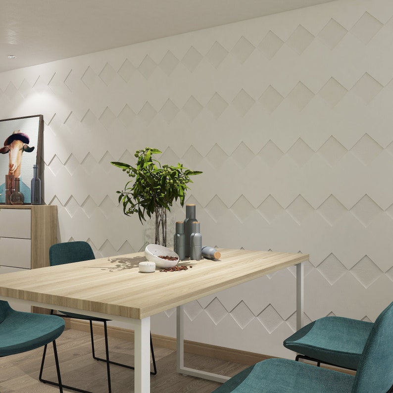 3D Mid Century Modern Wall Panels Wall Paneling Decorative - Etsy
