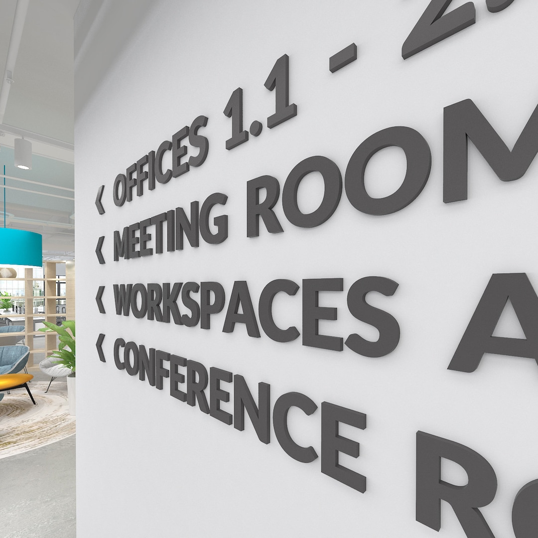 Customizable Environmental Graphics , Wayfinding Signs , Sign With ...