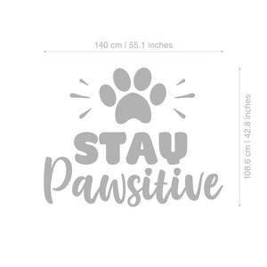 Stay Pawsitive, Vet Sign, Veterinarian Business Sign, Pet Store Logo ...