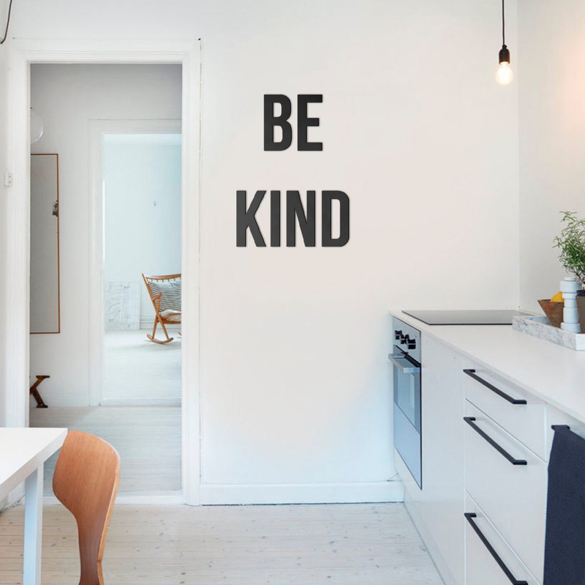 Be Kind Sign Gallery Wall Sign 3D Letters Quote Art - Etsy