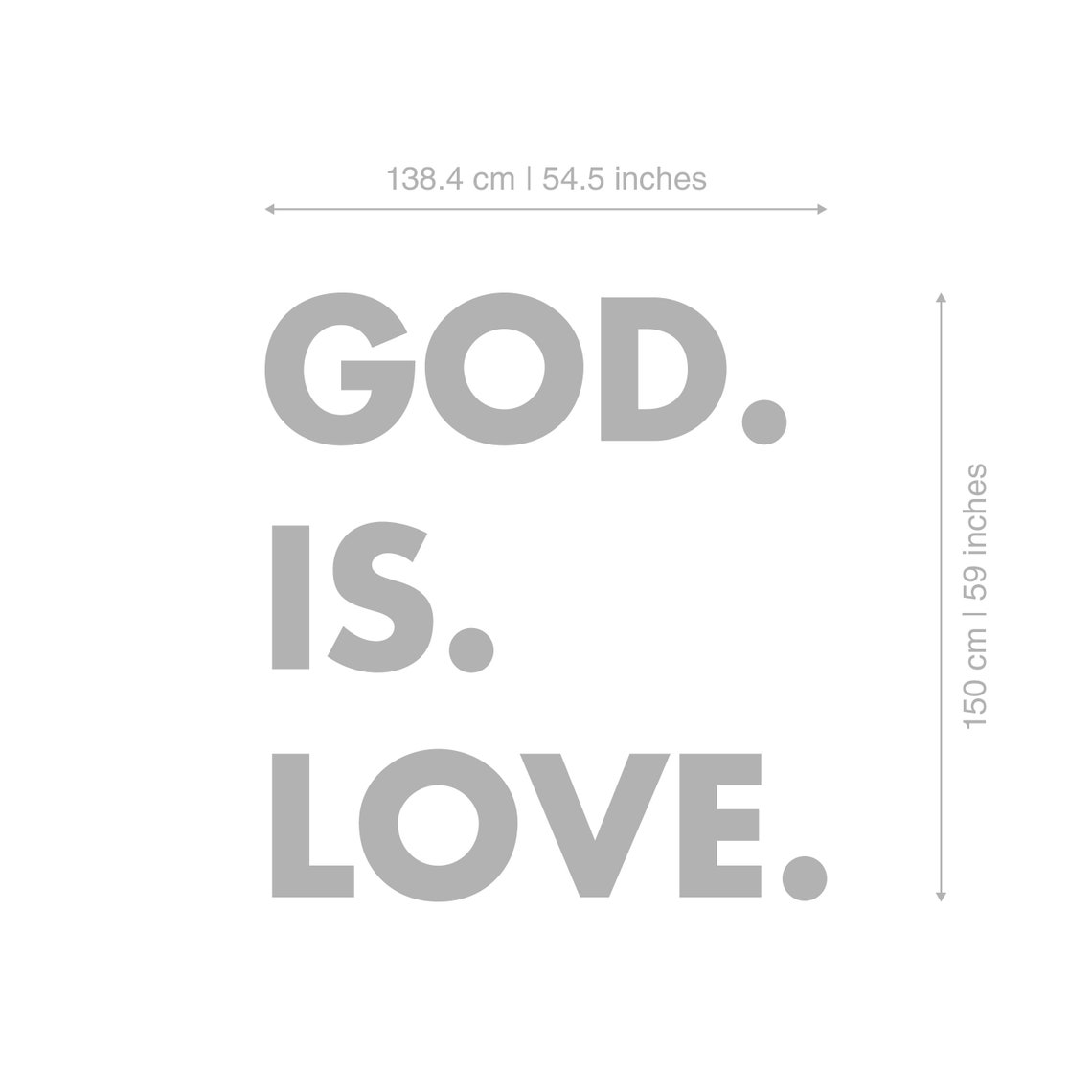 God is Love Wall Art Sign, Bible Verse Wall Art, Christian Home Decor ...