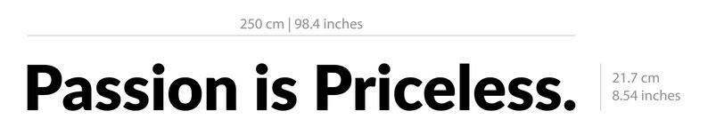 Passion is Priceless Quote for Offices Business Schools | Etsy