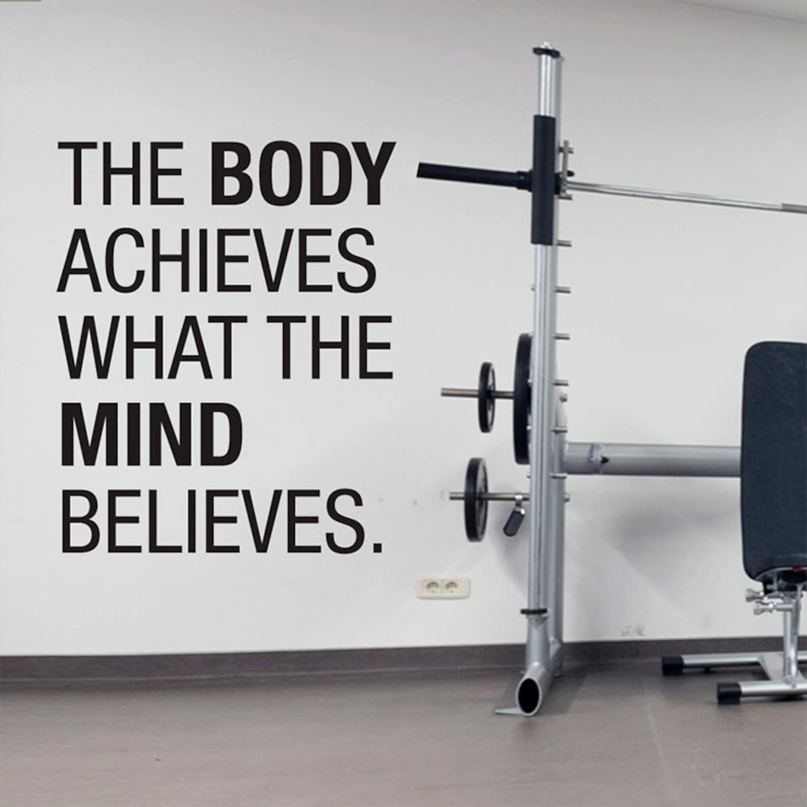 Gym Stickers Sports Wall Decal Exercise Stickers Workout - Etsy