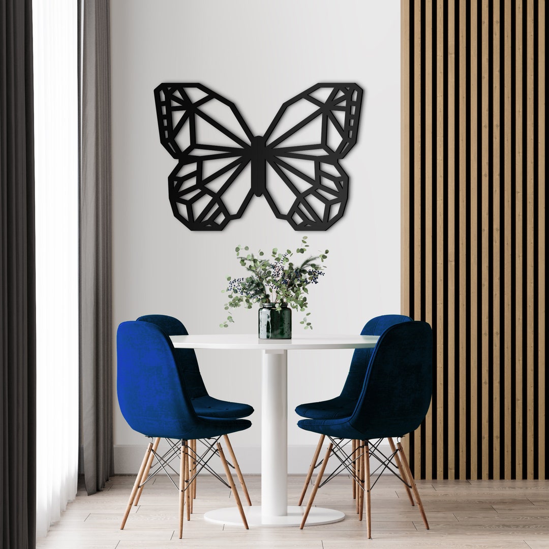 Geometric Butterfly Wall Decor - Animal Geometric - Geometric 3D Art ...