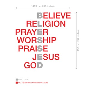 Blessed Crosswords, Worship, Prayer, Church Sanctuary Wall Art ...