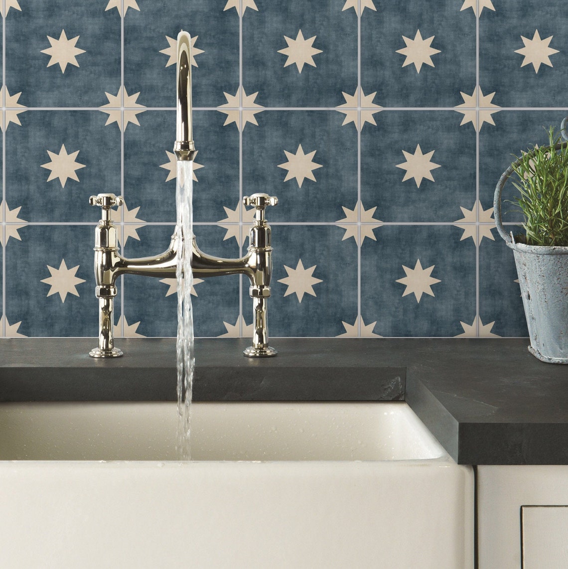 Stars Backsplash Decals - Vinyl Self Adhesive - Crédence Adhésive ...