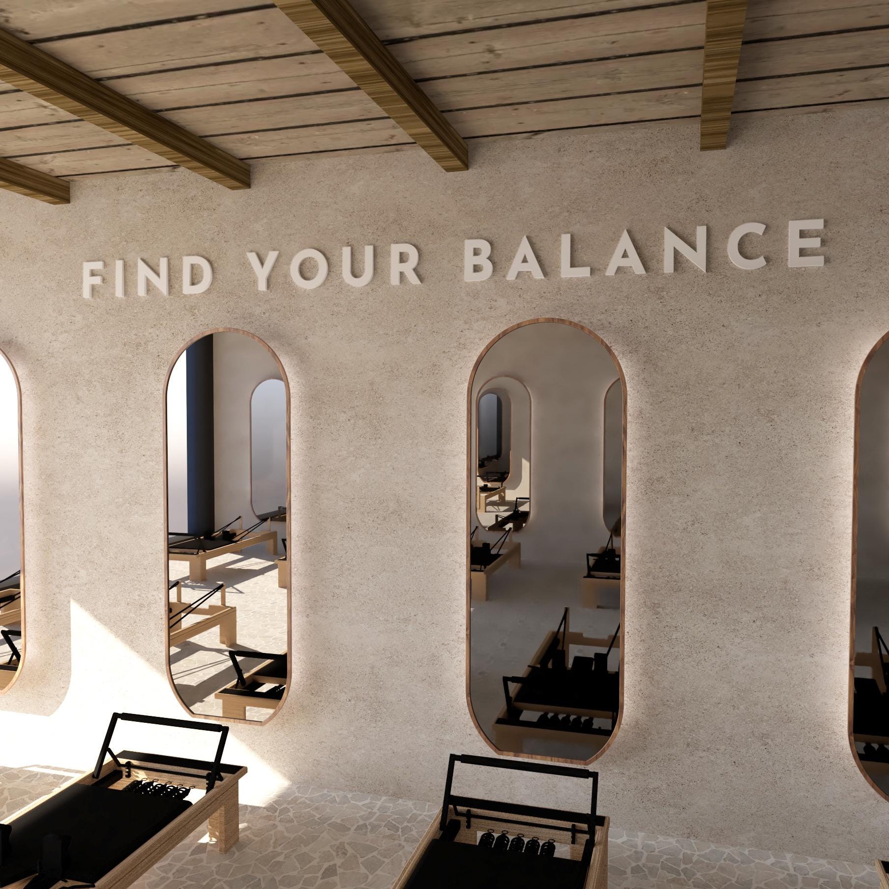 Find Your Balance, Gym Inspirational Quote Sign, Positive Uplifting ...