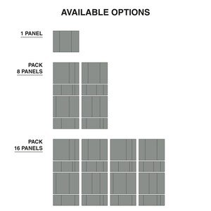 Middle Grey Decorative Panels, 3D Wall Panels, Living Room Hallway ...