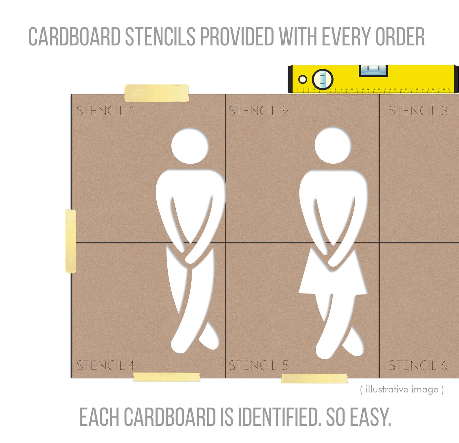 Bathroom Sign WC Sign dimensional Sign Art for Global | Etsy