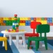 Bricks Border on Wall Building Blocks Bricks Wall Decal Nursery ...