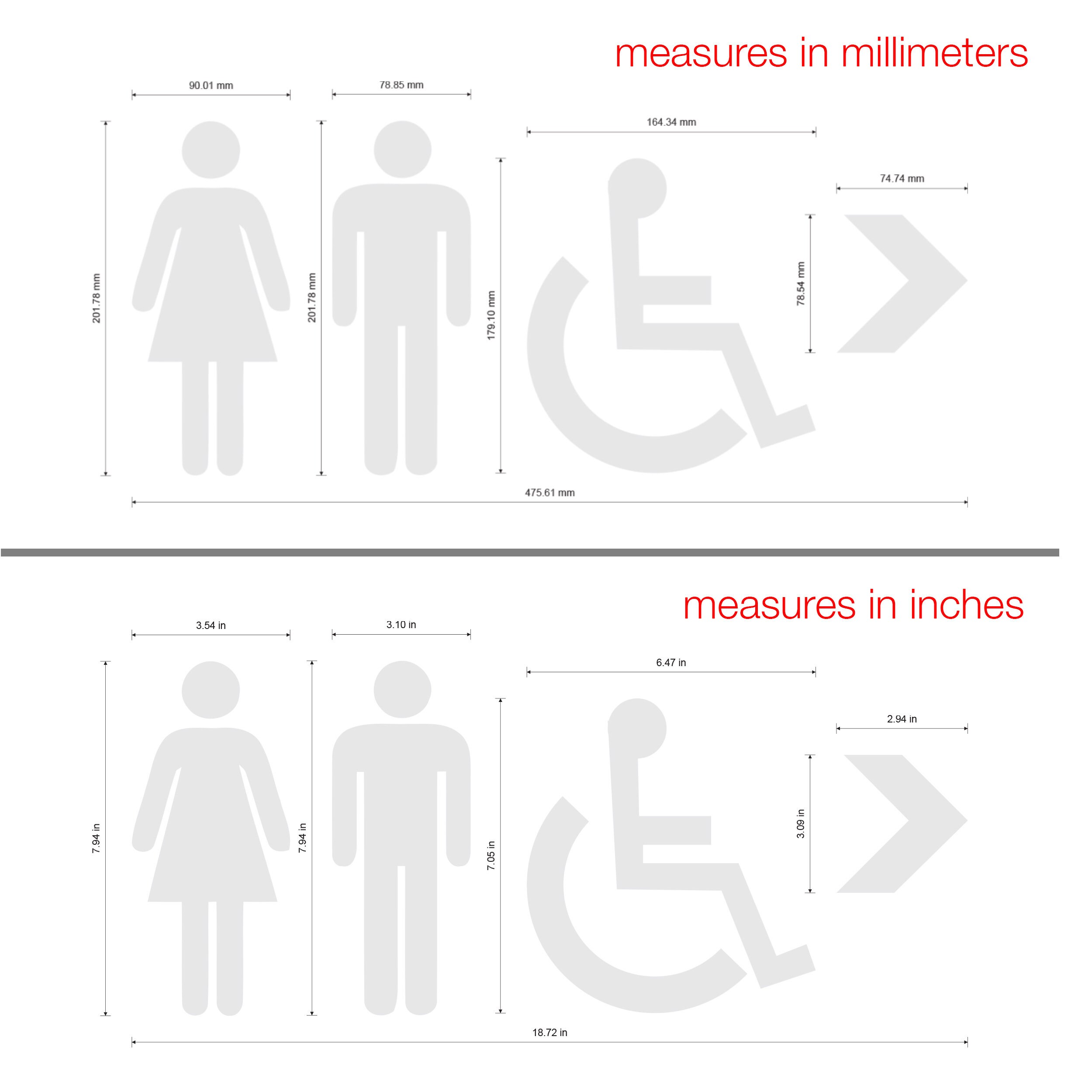 Toilet Sign Toilet Door Sign Toilet Direction Bathroom | Etsy