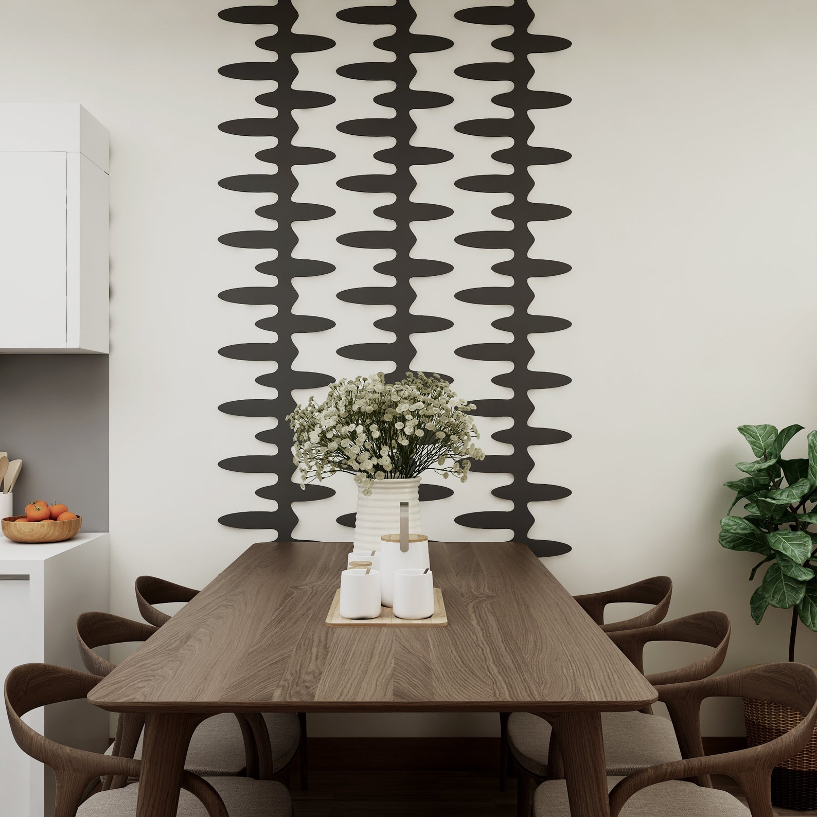 Mid Century Groovy Wall Decor Panels Mid-century Modern - Etsy