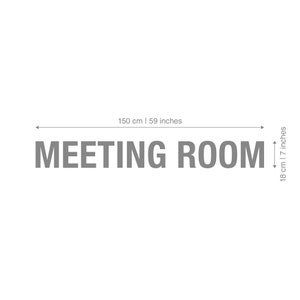 Meeting Room, Office Sign, Typography, Inspirational, Motivational ...