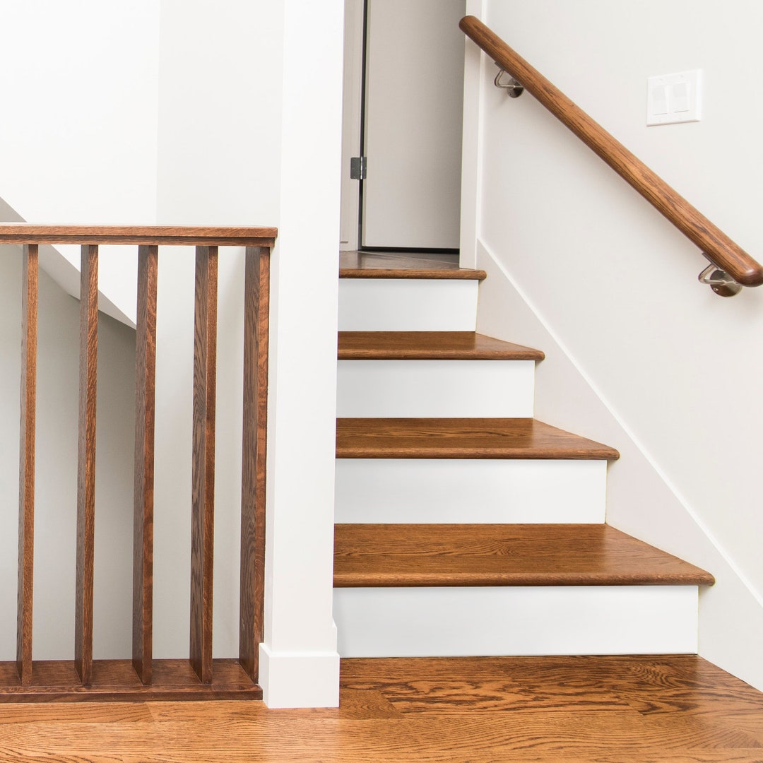 Solid White Stair Riser, Black Stair Riser, Stickers Escalier, Peel ...