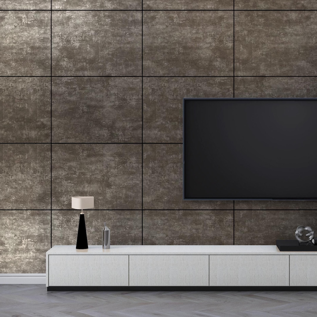 Bronze Patina Interior Decorative Wall Panels, 3D Wall Design, Elevate ...