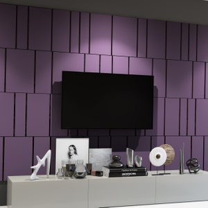 Lilac and Mirror Decorative Panels, 3D Wall Panels, Pack of 8 or 16 ...