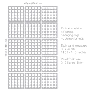 Dots Pattern Room Divider, Room Separator, Partition Hanging ...